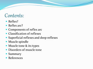 Superficial and deep reflexes! | PPTX