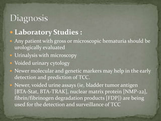 Superficial bladder cancer | PPTX