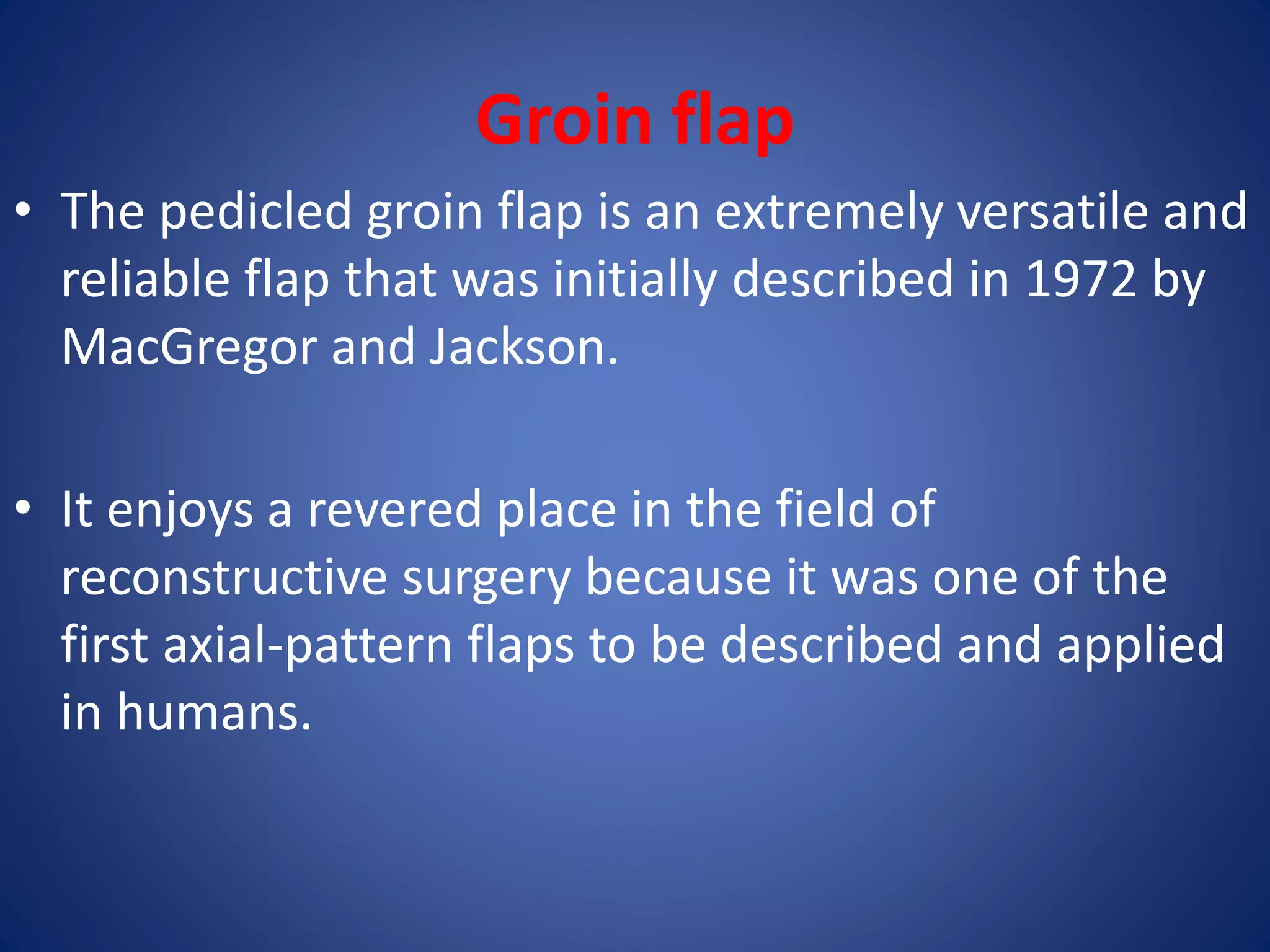 Superficial circumflex iliac artery perforator flap | PPTX