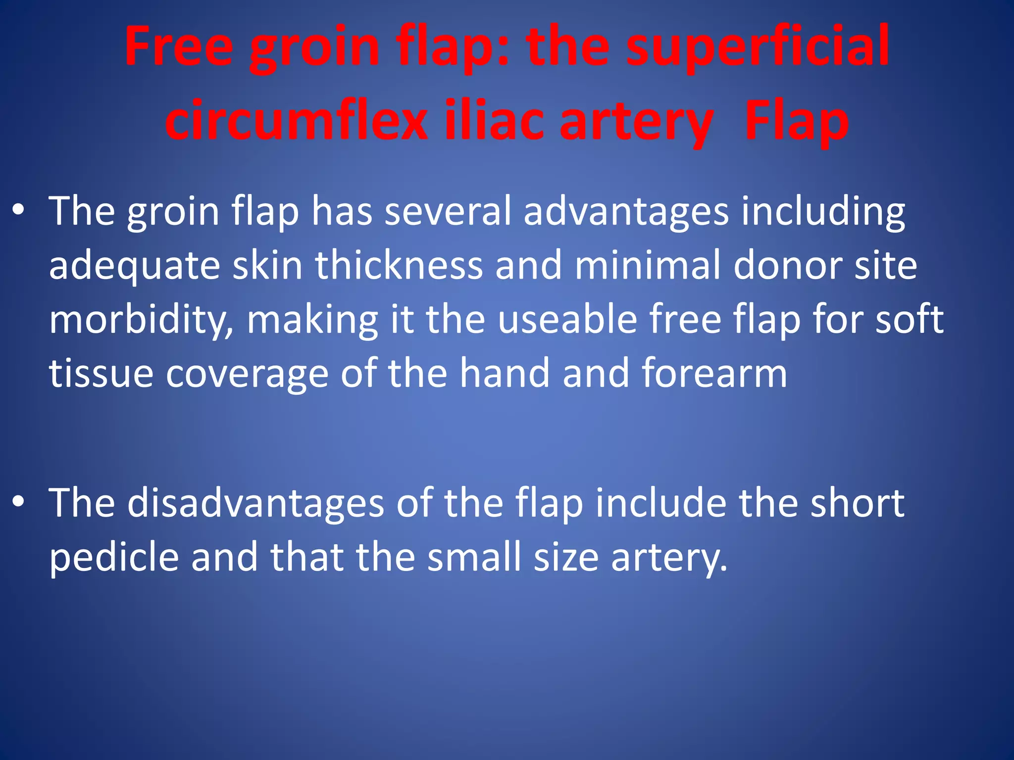 Superficial circumflex iliac artery perforator flap | PPTX