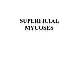 Superficial & cutaneous mycoses | PPT