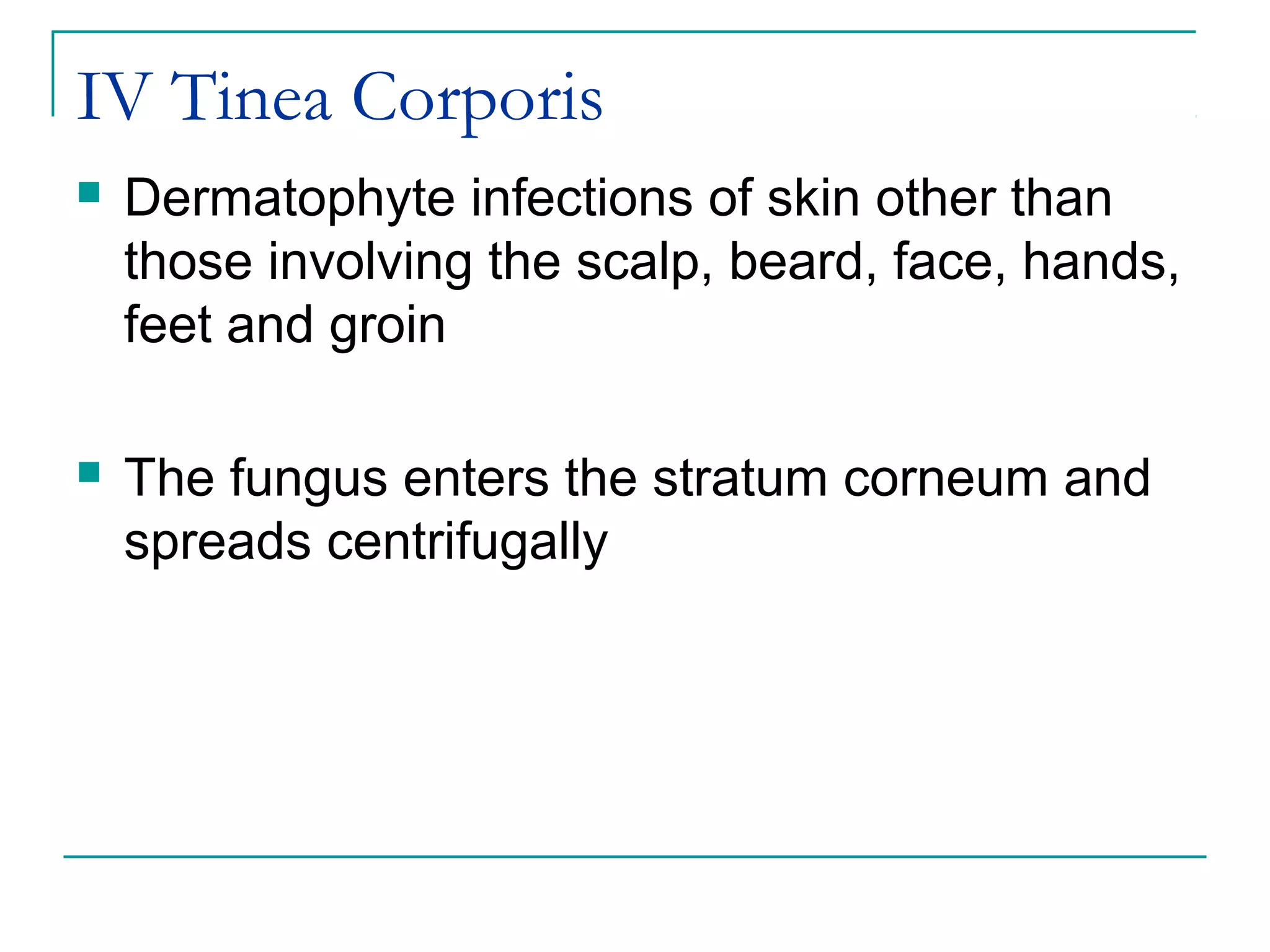Superficial fungal infections | PPT