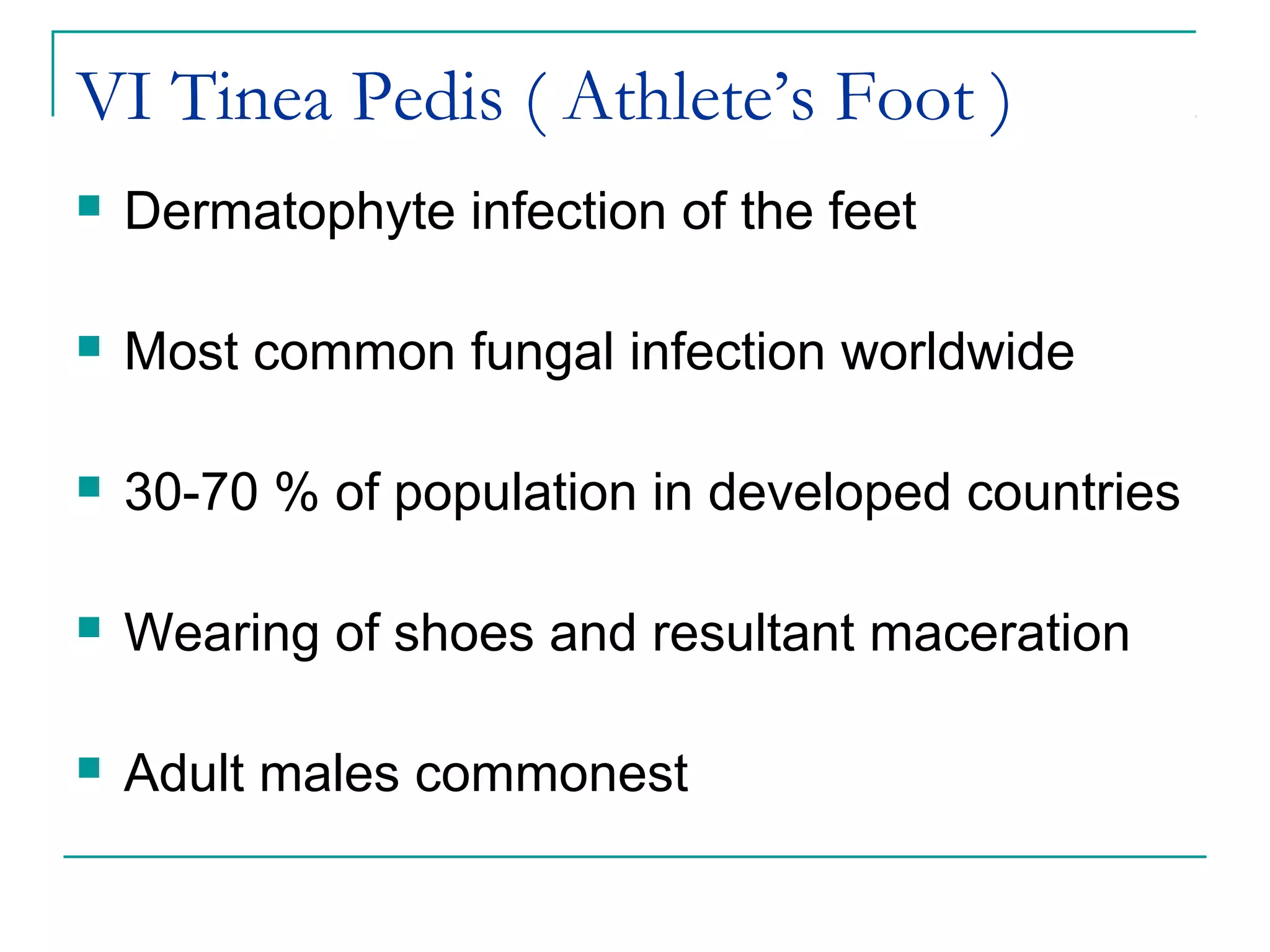 Superficial fungal infections | PPT