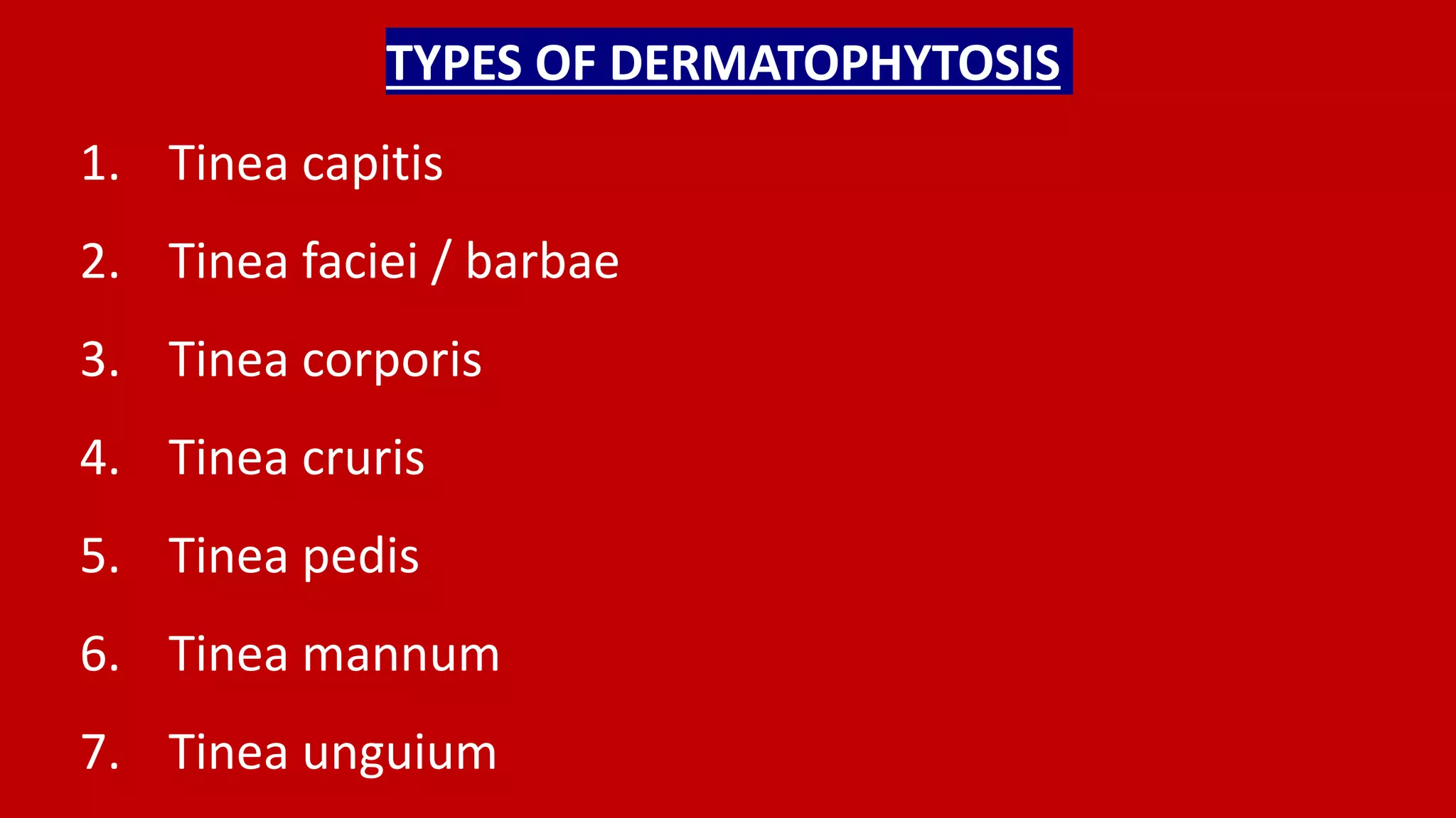 Superficial Fungal Infections | PPTX