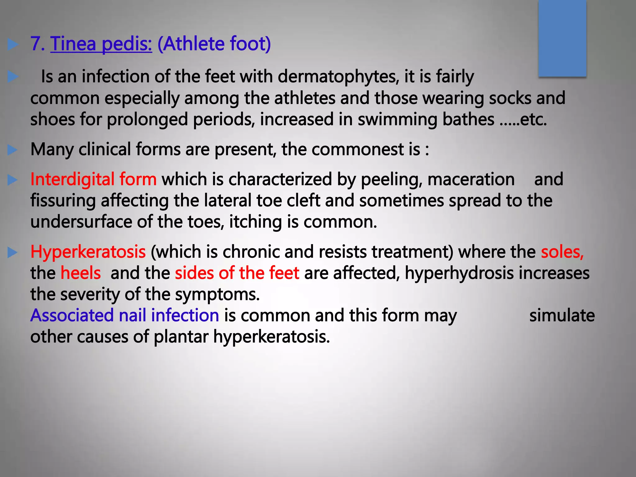 Superficial fungal skin infections.ppt