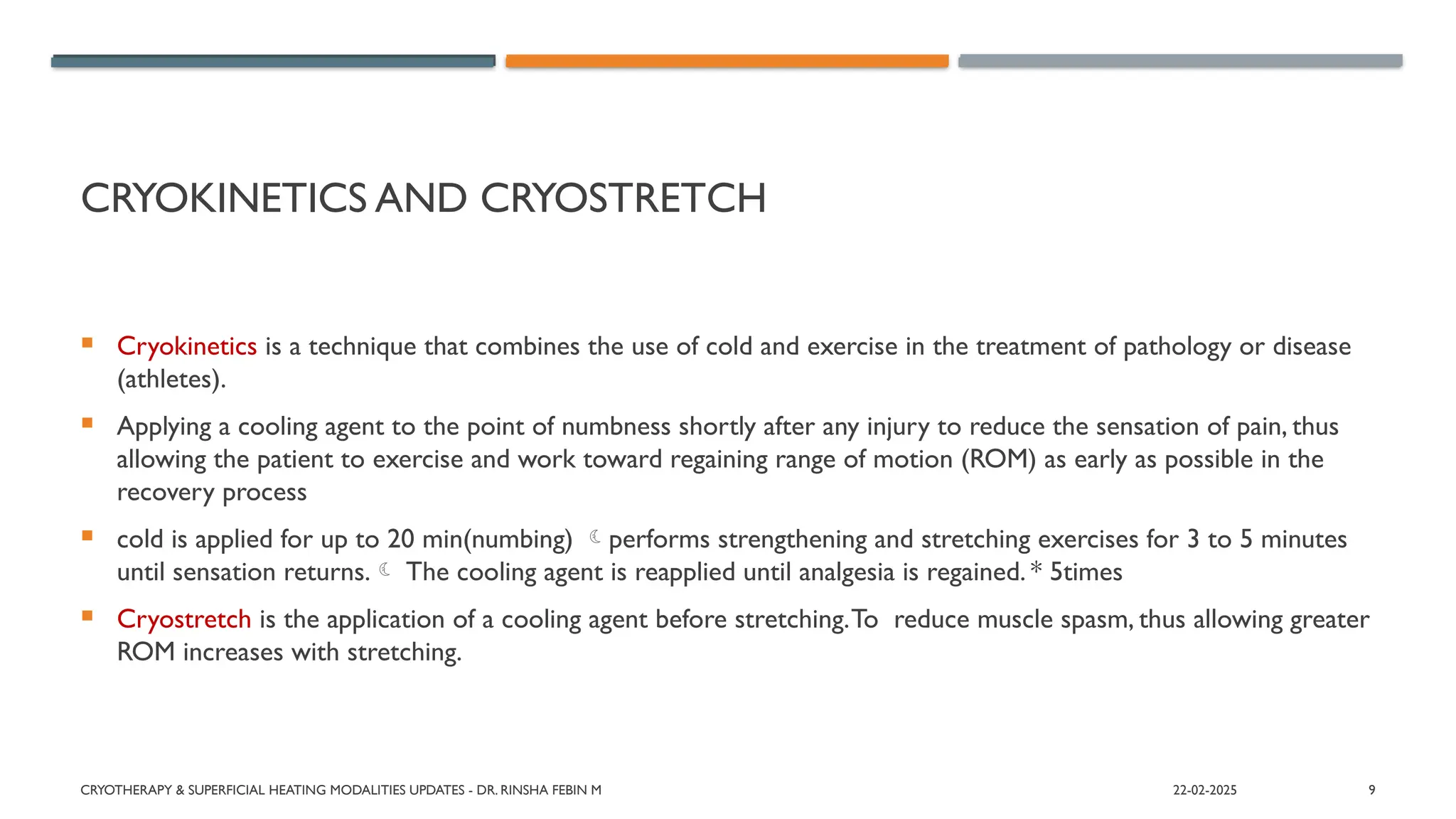 superficial heat and cold therapies- PMR | PPTX