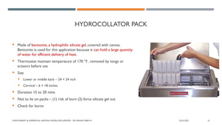 superficial heat and cold therapies- PMR | PPTX