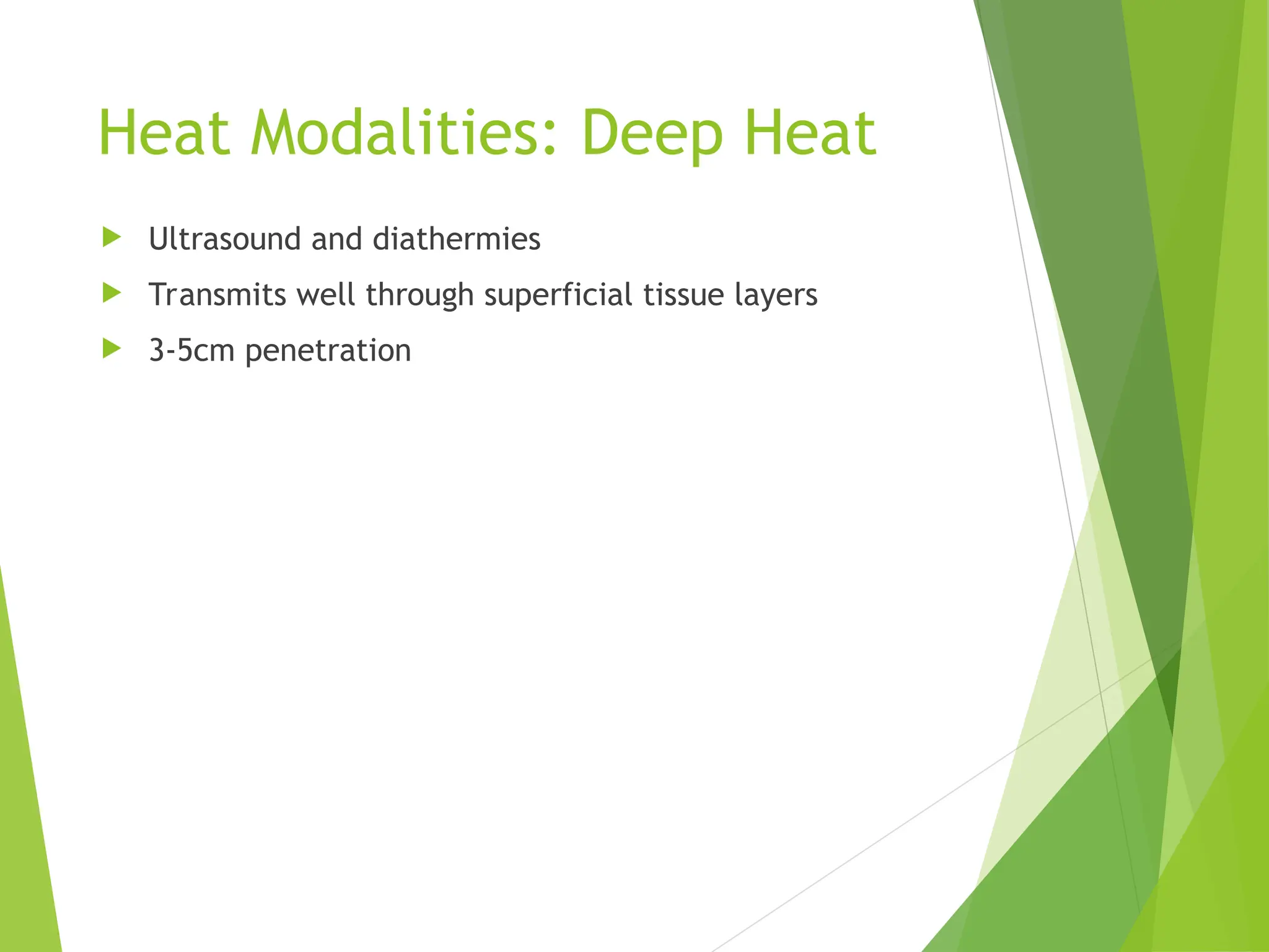 SUPERFICIAL HEATING MODALITIES B ELECTRO PT.ppt