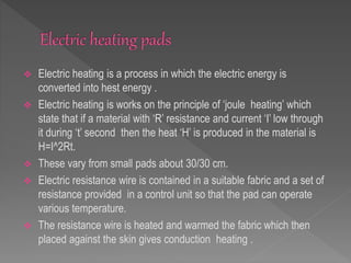 Superficial heating modality | PPTX