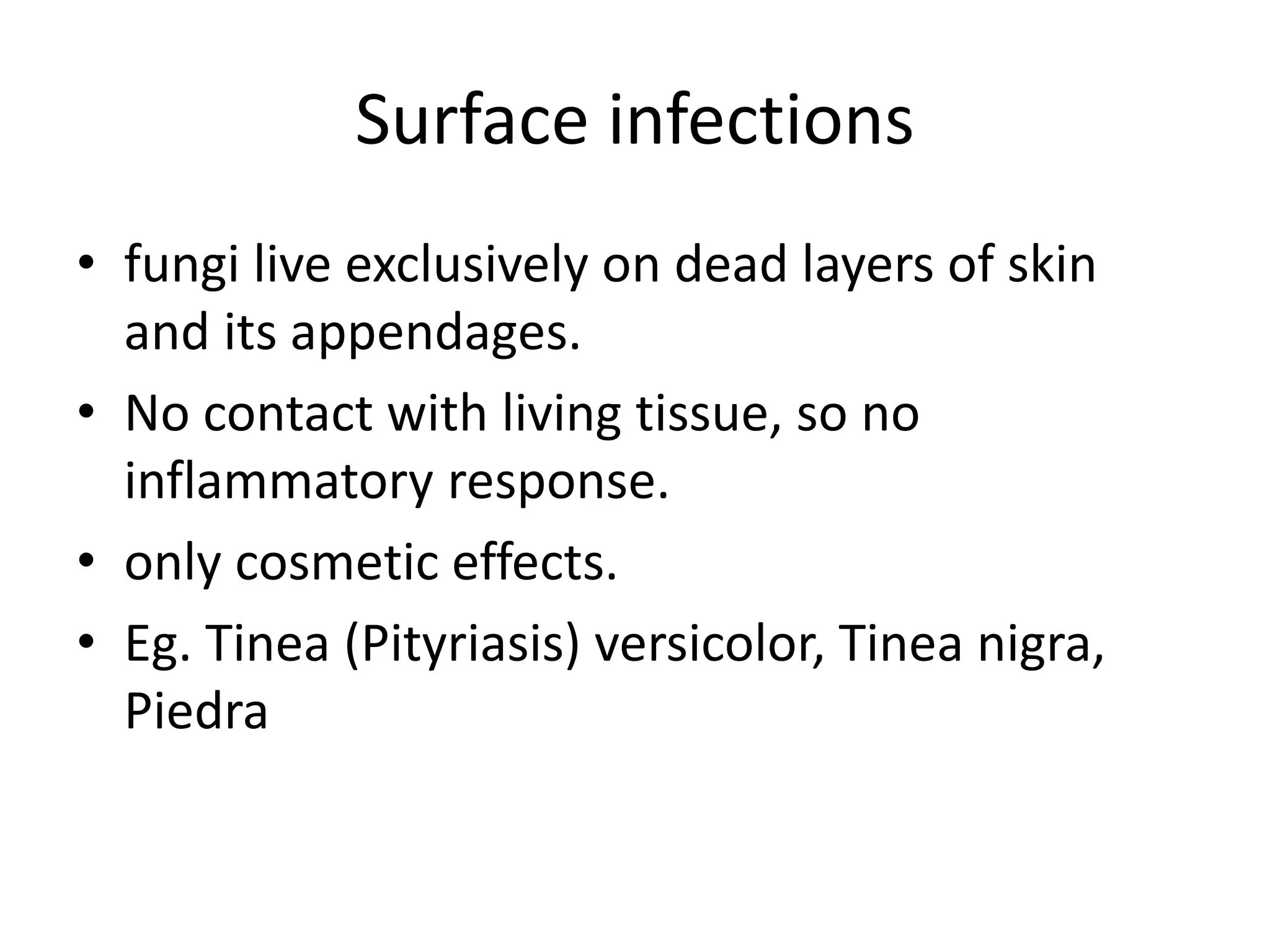 Superficial mycoses | PPTX