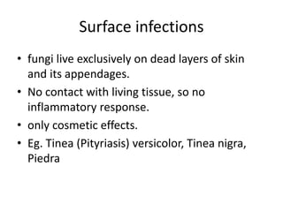 Superficial mycoses | PPTX