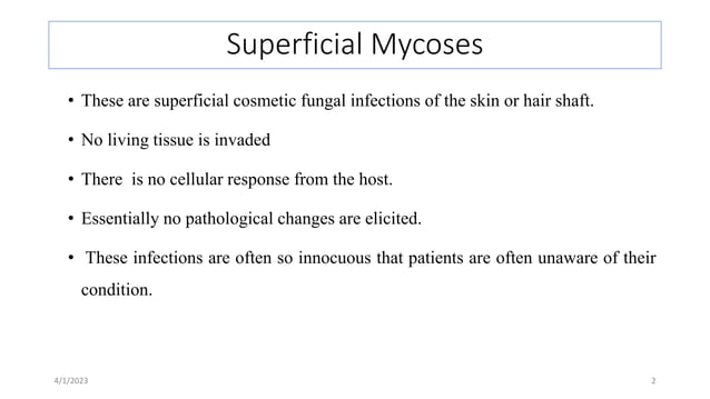 Superficial Mycoses.pptx
