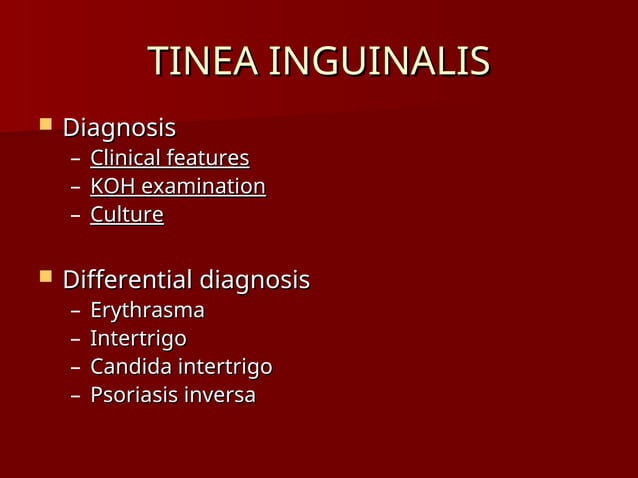 Superficial mycoses common in medical dermatology | PPT