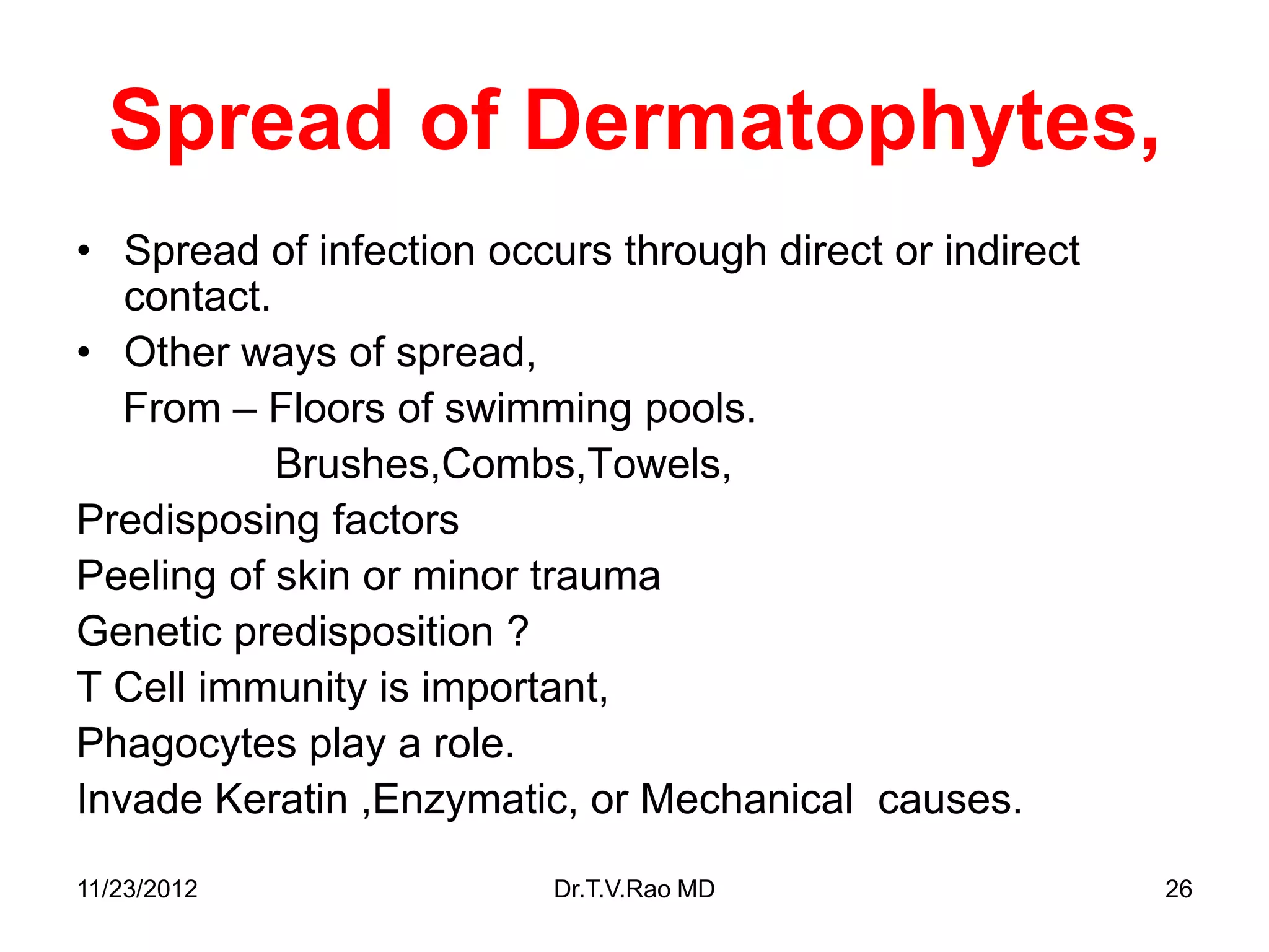 Superficial Fungal Infections | PPTX