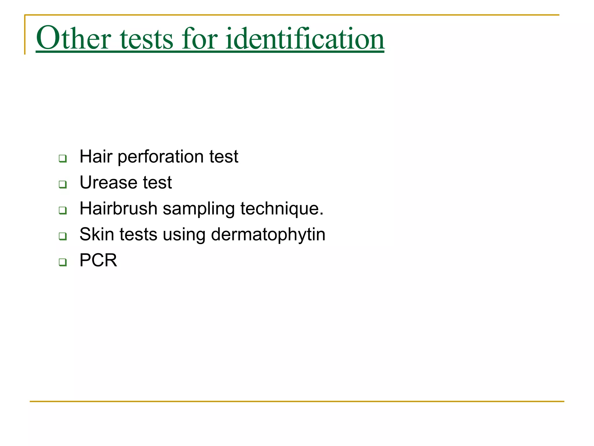 Superficial mycosis | PPTX