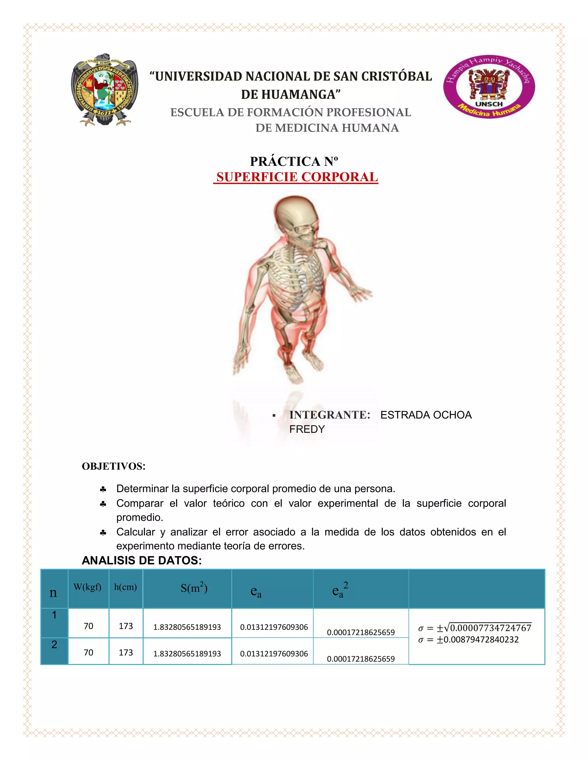 Anatomía De La Superficie Corporal