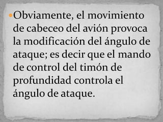 Superficies y mandos de control de un avion | PPTX