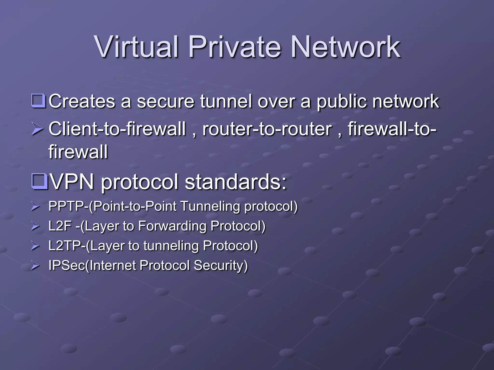 network security / information security | PPTX