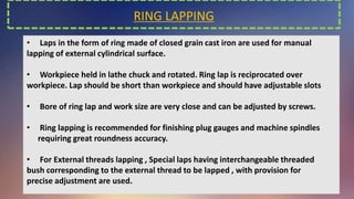 Super finishing Processes | PPTX