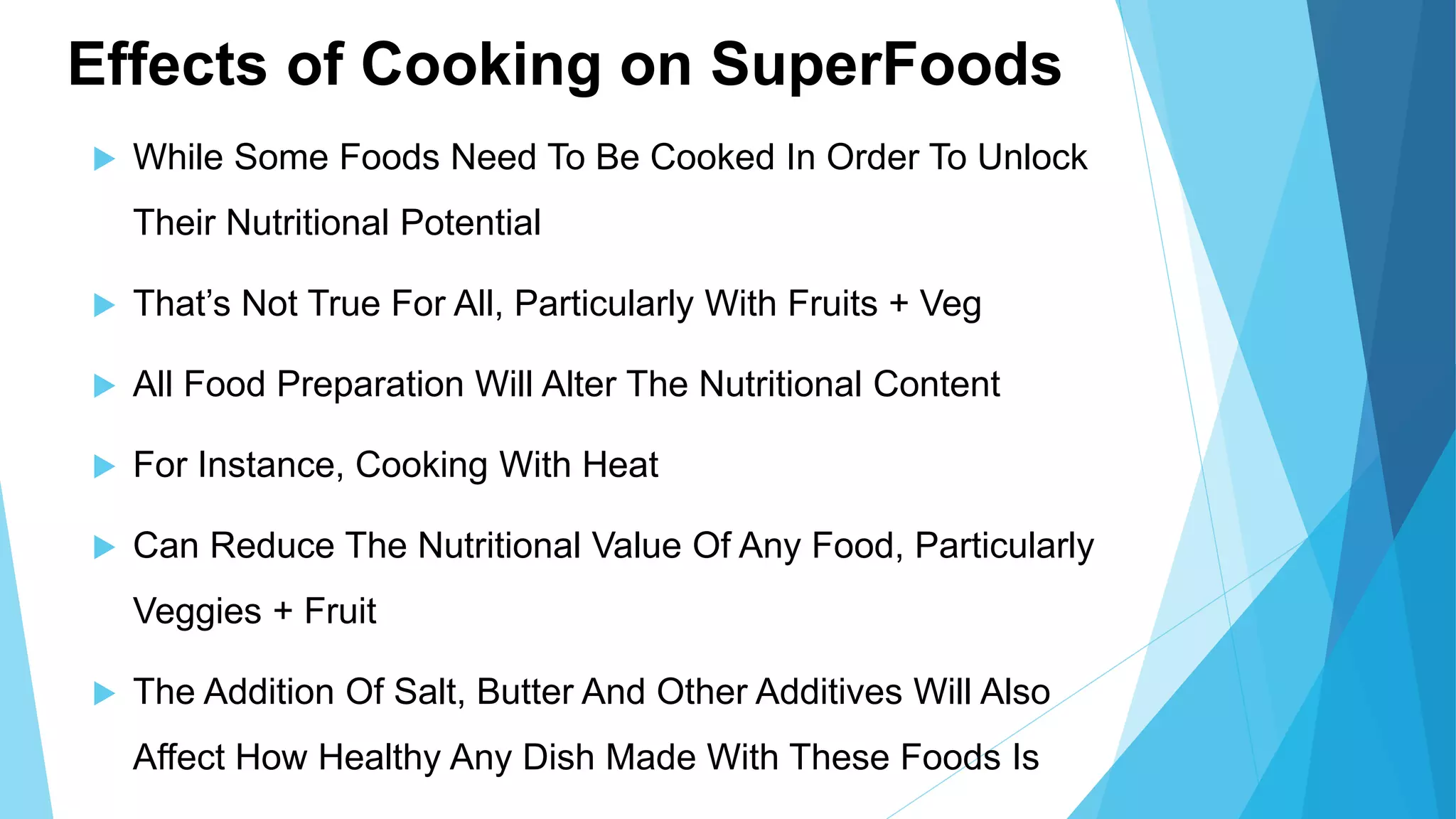 What Are Superfoods? And how do they help fight disease. | PPTX