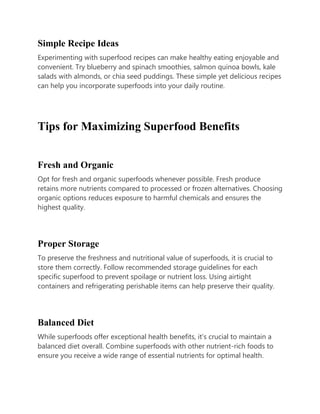 Superfoods for a Healthy Body.docx