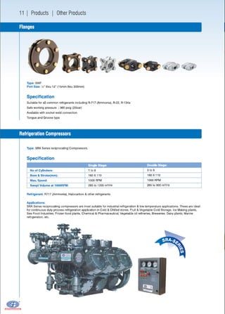 Superfreeze Company Profile and Valves Catalogue | PDF