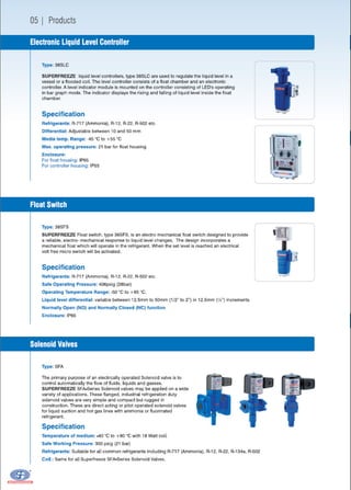 Superfreeze Company Profile and Valves Catalogue | PDF