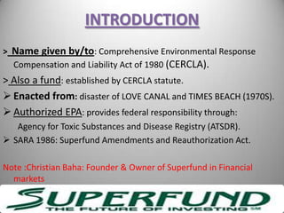Superfund | PPTX