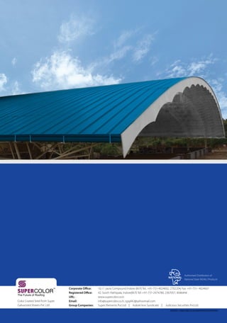 Super Elements Private Limited, Indore , Galvanised Sheets | PDF
