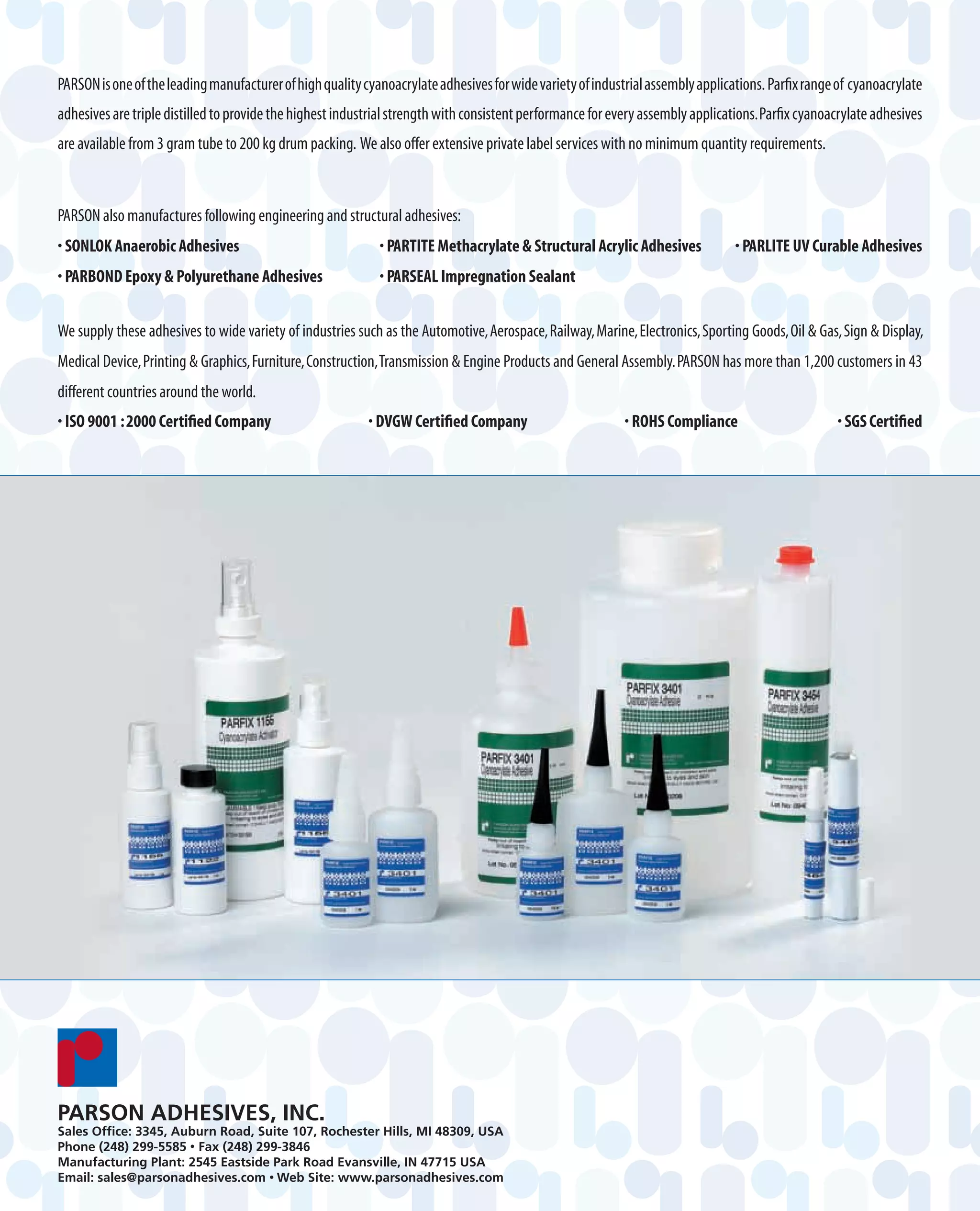 Super Glue Catalog | PDF