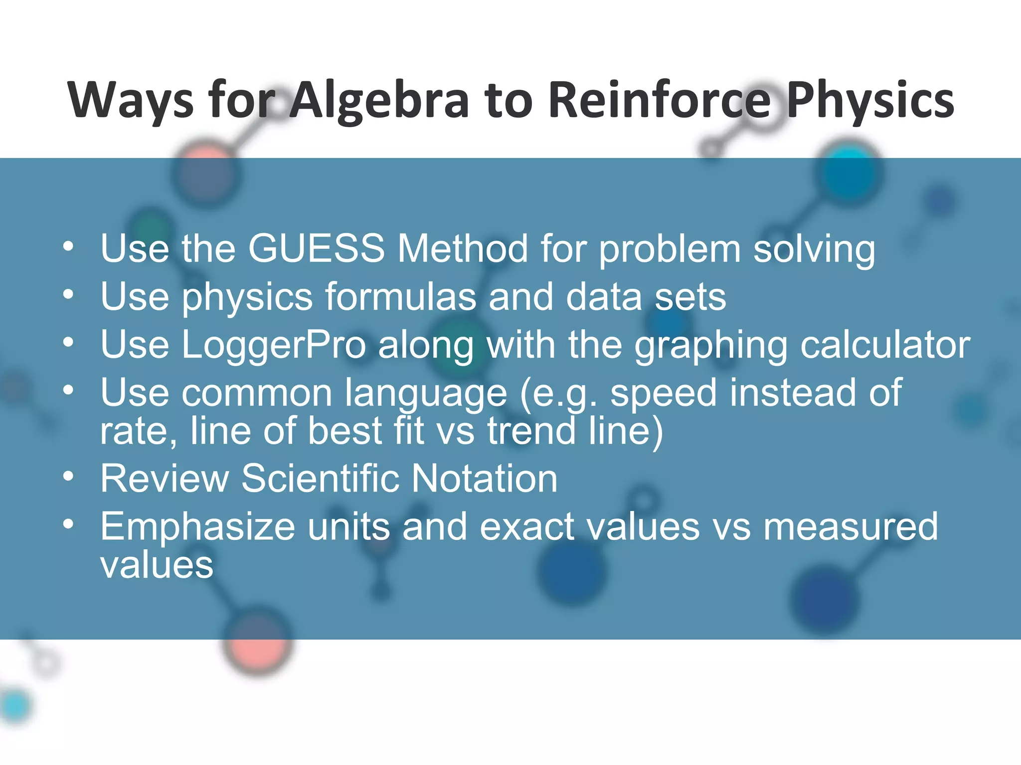 Aligning Math and Science Curricula | PPT