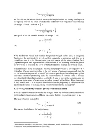 Super Haavelmo: balanced and unbalanced budget theorems and the sraffian supermultiplier | PDF
