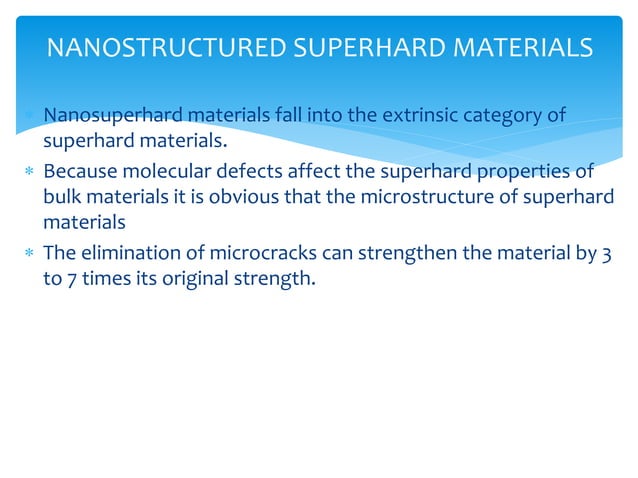 Super hard materials | PPTX