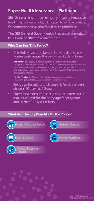 Sbi's Super Health Medical Insurance pdf | PDF