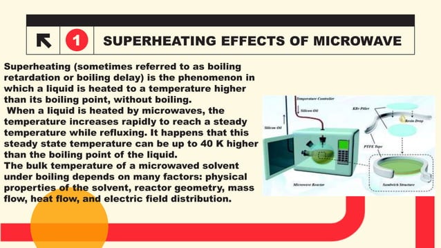SUPERHEATING EFFECTS OF MICROWAVE .pptx | Chemistry | Science