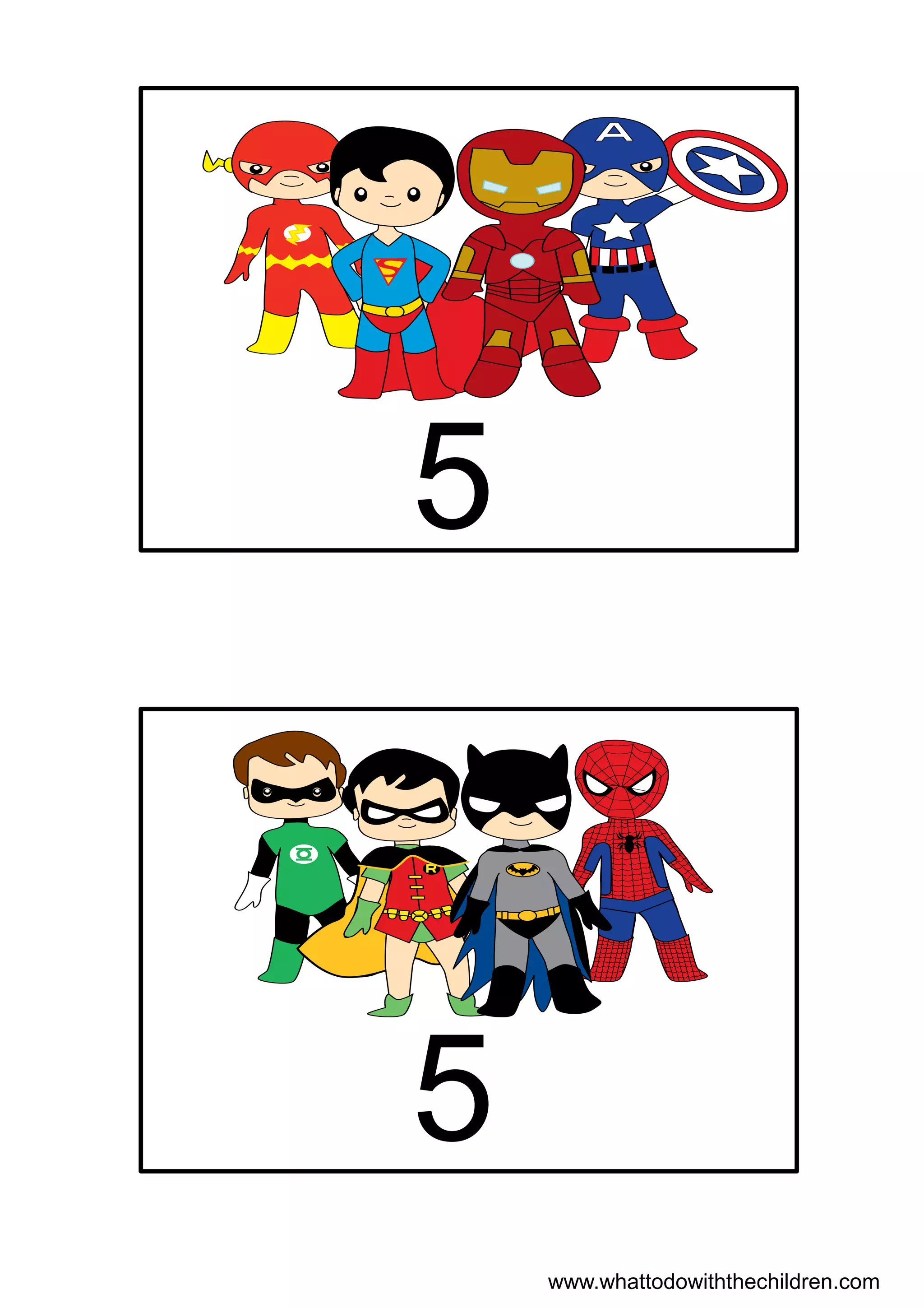 Superhero toilet-roll-game | PDF
