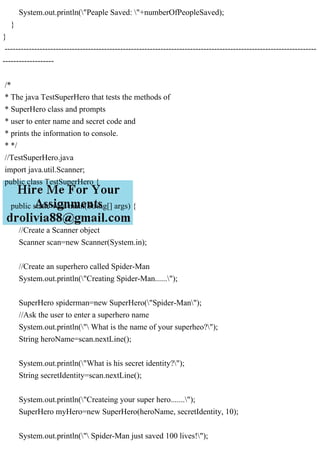 SuperHero class SuperHero.java public class Sup.pdf