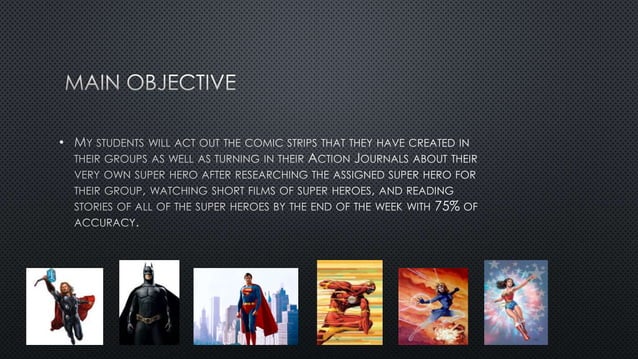 Assignment #2 : Super Hero Comic Strip | PPT