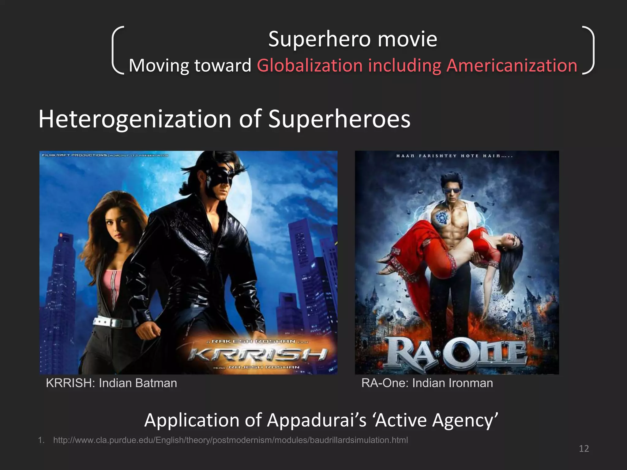 Superhero discourse in Americanization | PPTX