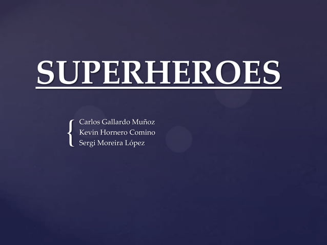 Superheroes | PPT