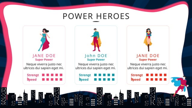 superheroes-theme-animated template-16x9.pptx | Free Download