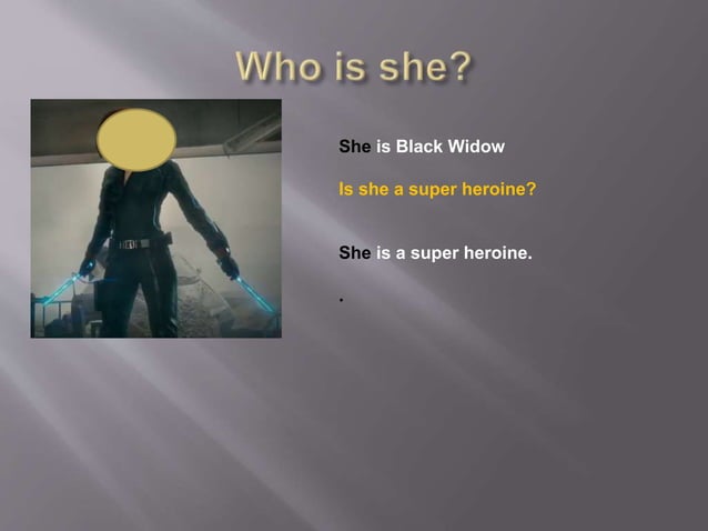 Super Heroes 3rd Grade - simple present tense | PPT
