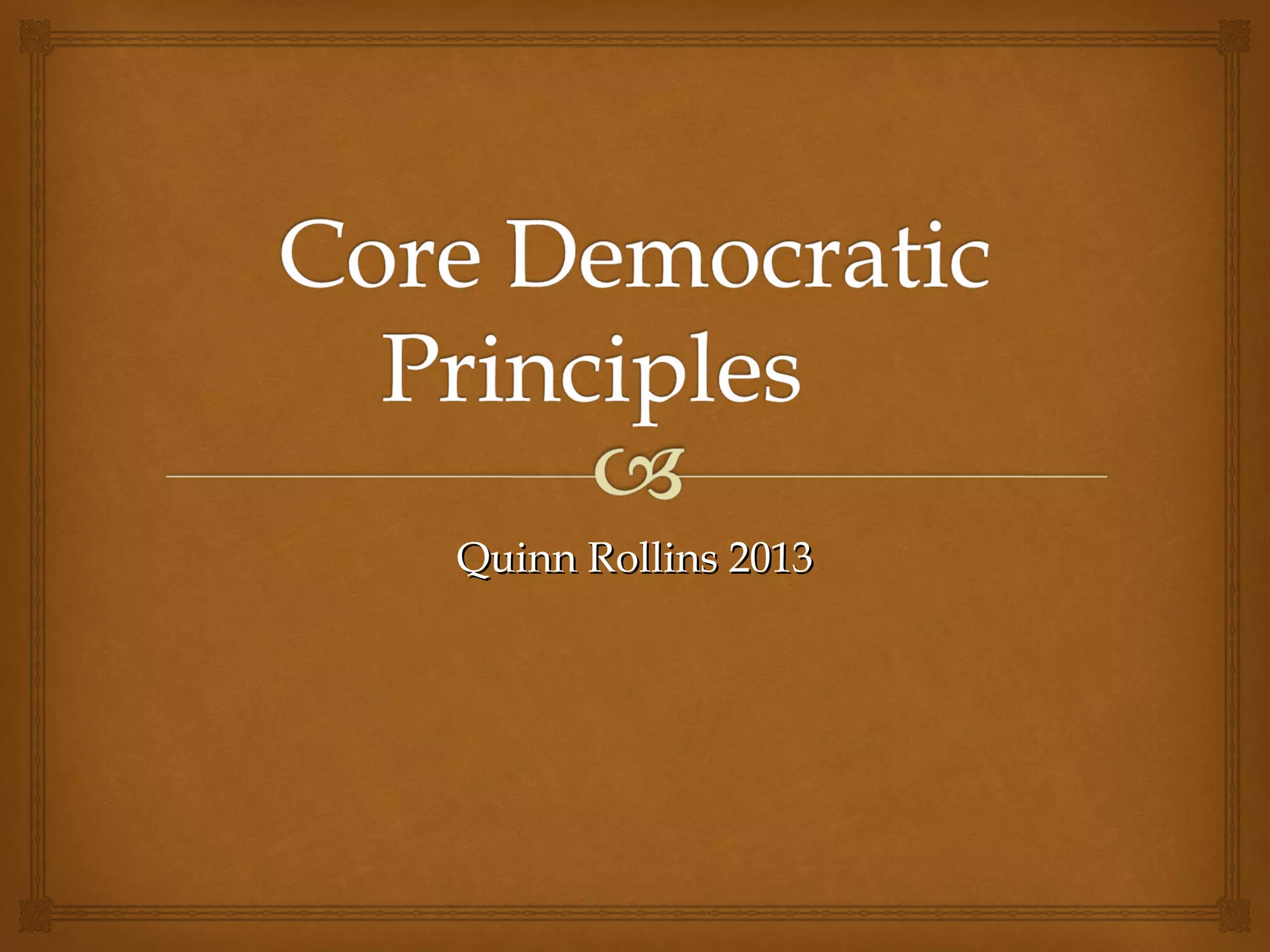 Superheroes as 7 Core Democratic Principles | PPT