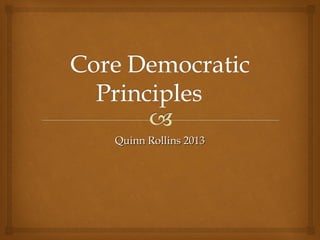 Superheroes as 7 Core Democratic Principles | PPT