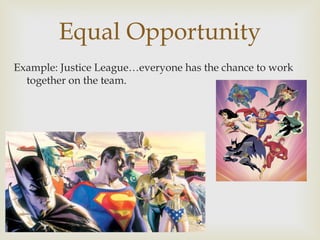 Superheroes as 7 Core Democratic Principles | PPT