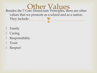 Superheroes as 7 Core Democratic Principles | PPT