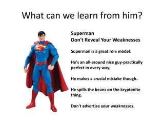 Superheroes lessons from them | PPTX