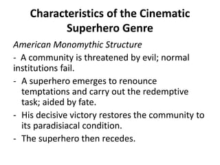 Superhero genre | PPTX