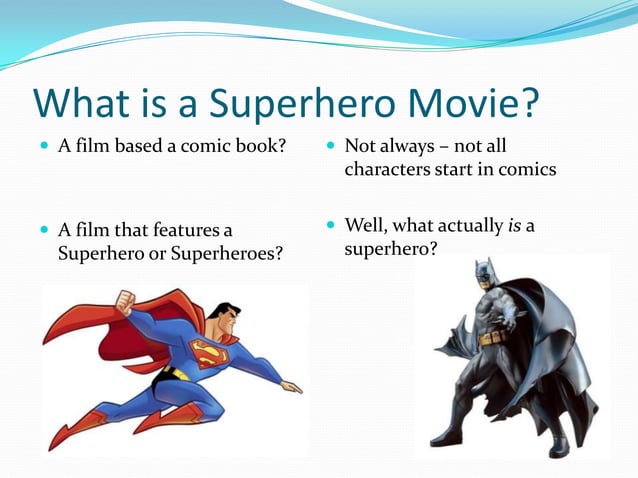 Introduction to Superhero Movies | PPTX