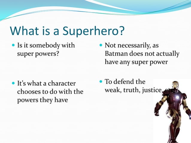 Introduction to Superhero Movies | PPTX